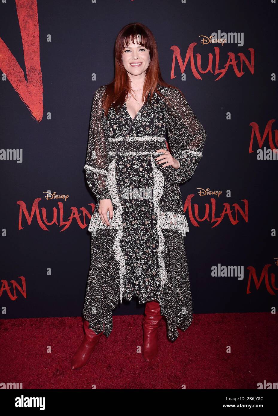 HOLLYWOOD, CA - MARCH 09: Blair Bomar attends the premiere of Disney's ...