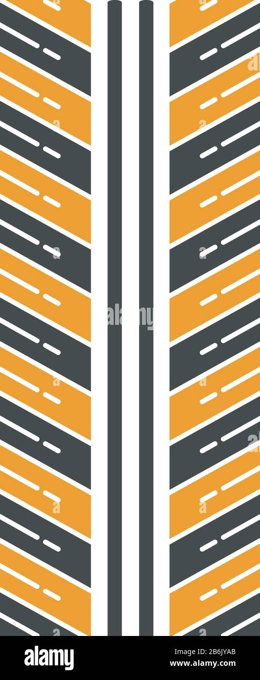 Tyre tread marks Stock Vector Images - Alamy