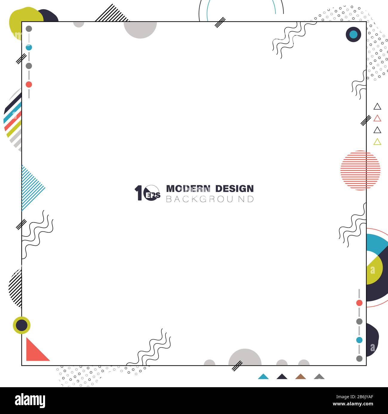 Digital frame illustration Stock Vector Images - Alamy