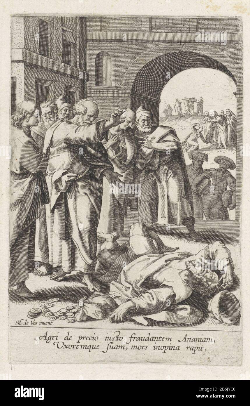 Death of Ananias and Sapphira Acts of the Apostles (series title) in ...