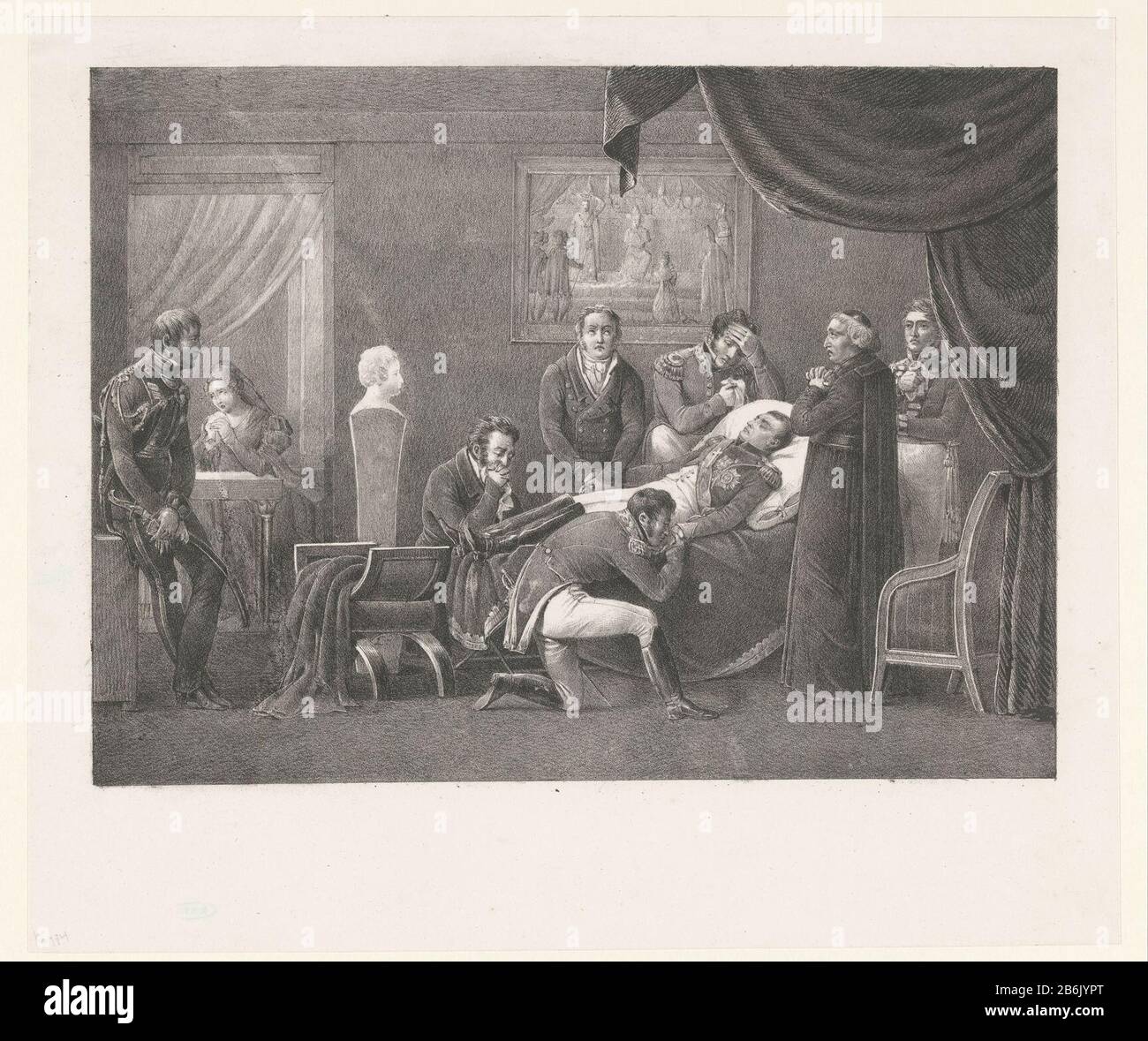 Death of Napoleon, in 1821 Death of Napoleon, May 5, 1821. Before the ...