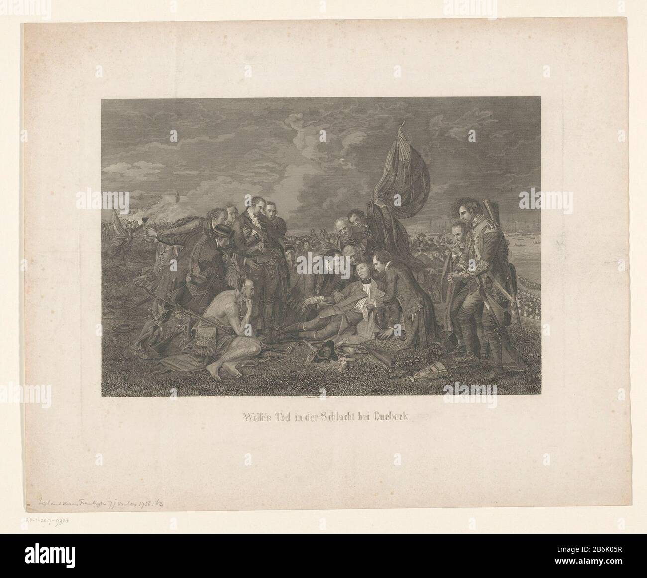 Death of General Wolfe, 1759 Wolfe's Death in there Schlacht bei ...