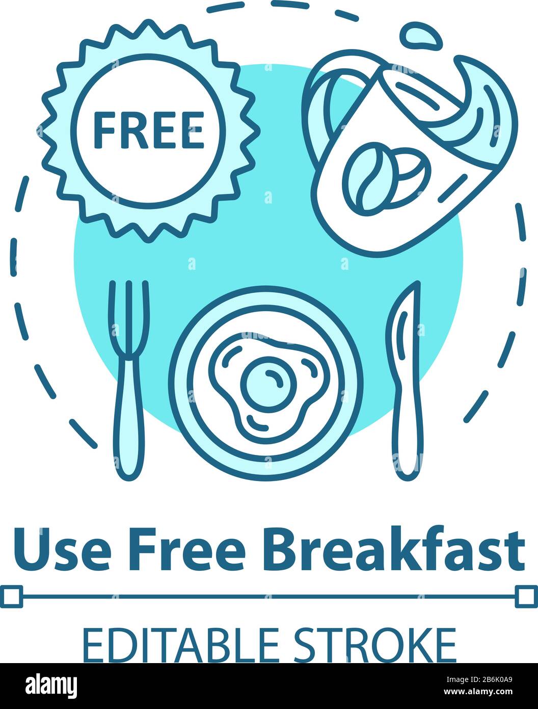 Complimentary meal Stock Vector Images - Alamy