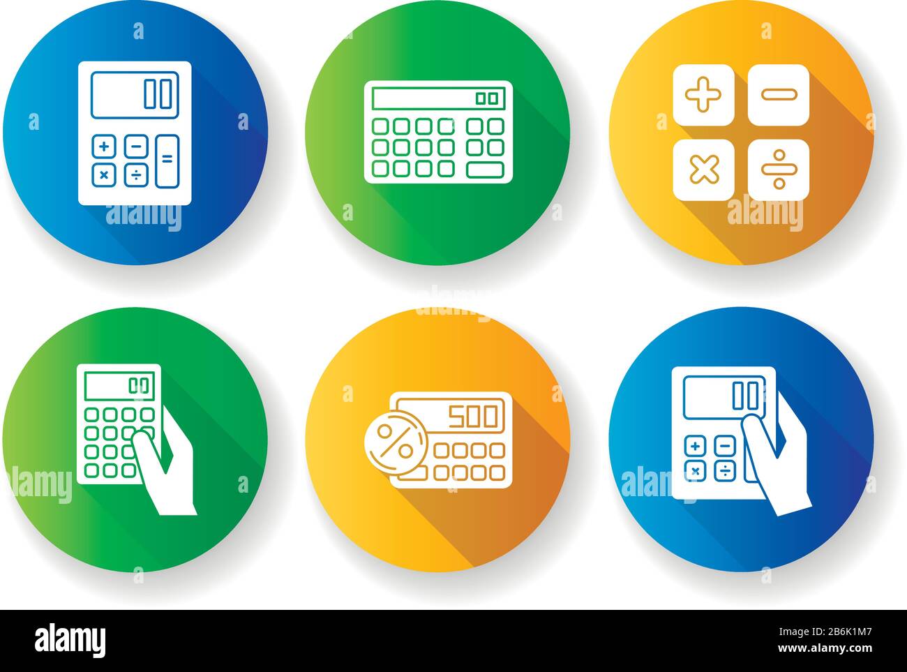 Handheld calculator Stock Vector Images - Alamy