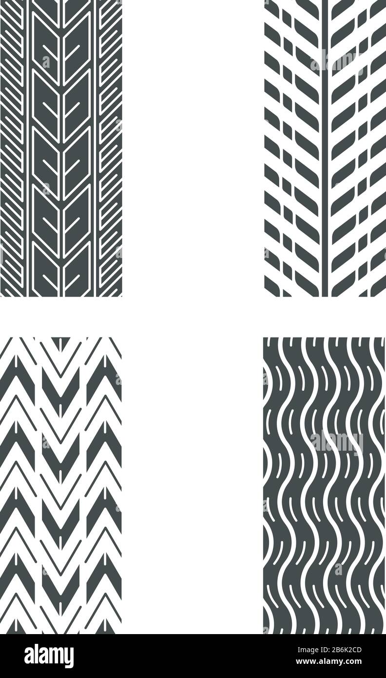 Motorcycle Tire Tread Pattern