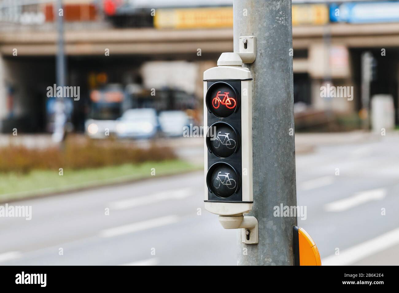 Traffic light for cyclists hi-res stock photography and images - Alamy