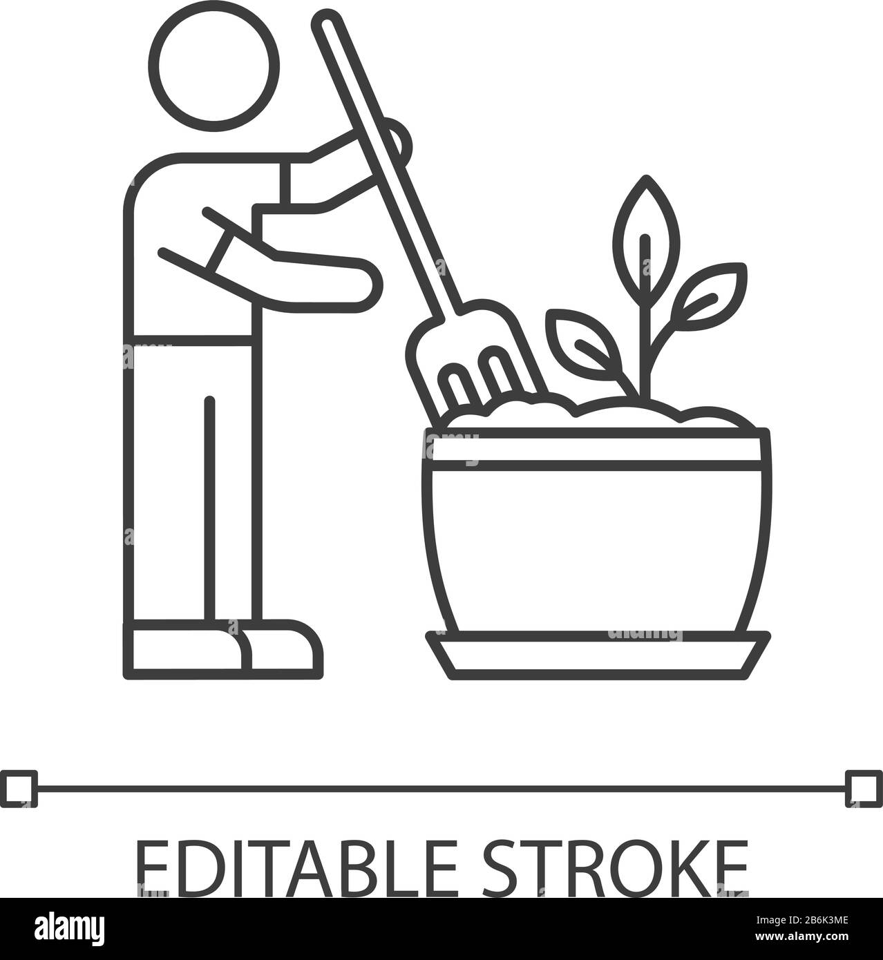 Plough earth Stock Vector Images - Alamy