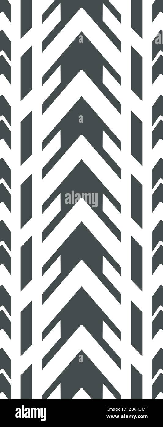 Track tread black glyph icon. Detailed automobile, motorcycle tyre ...