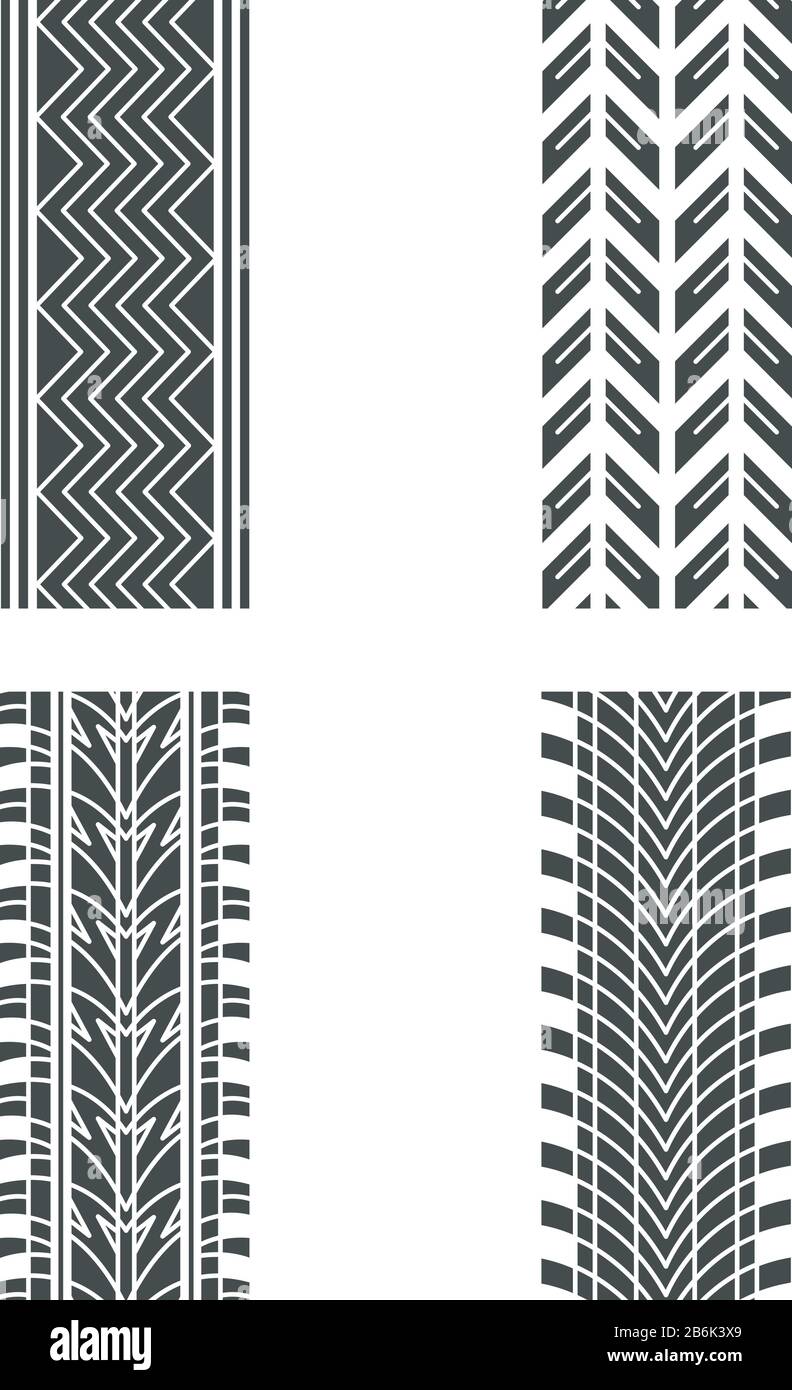 Motorcycle Tire Tread Pattern