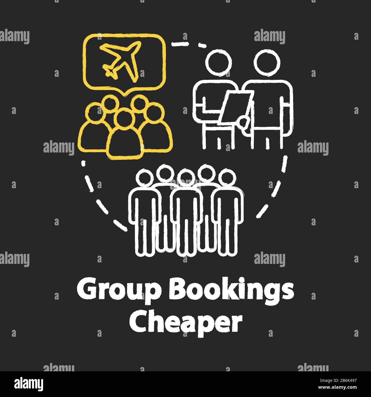 Tourists and tourism group abstract Stock Vector Images - Alamy