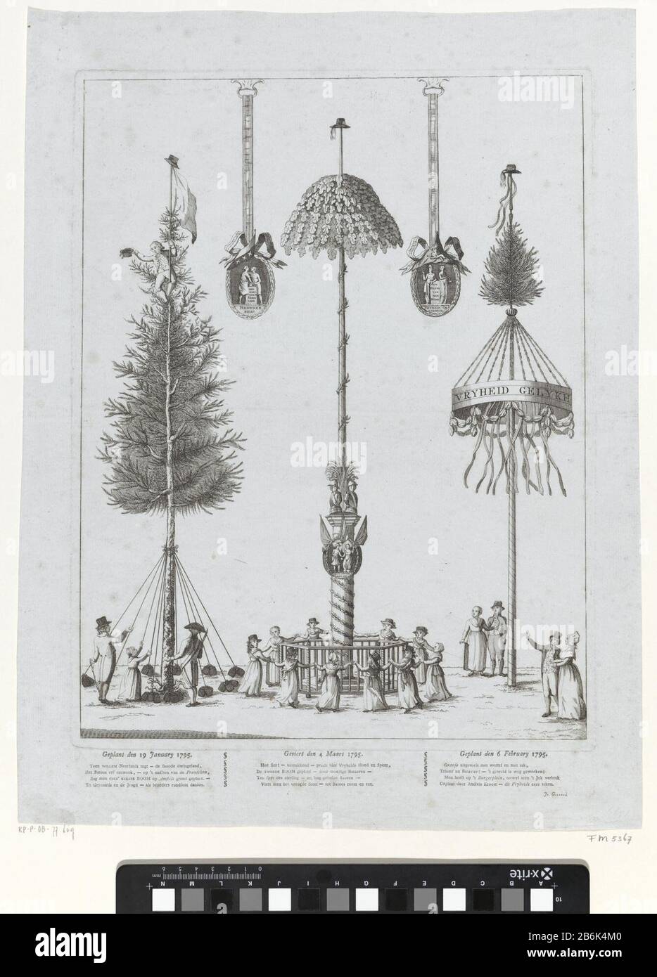 Three Liberty Trees in Amsterdam De drie vrijheidsbomen geplant in ...