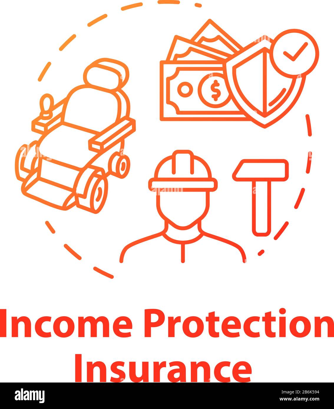 Income protection policy Stock Vector Images - Alamy
