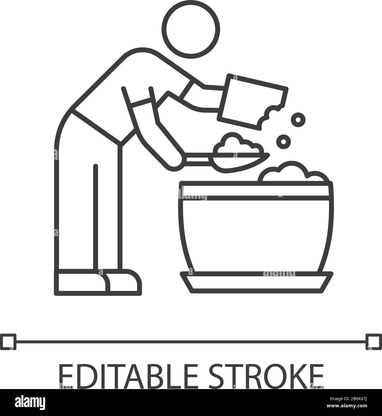 Preparation of the ground Stock Vector Images - Alamy