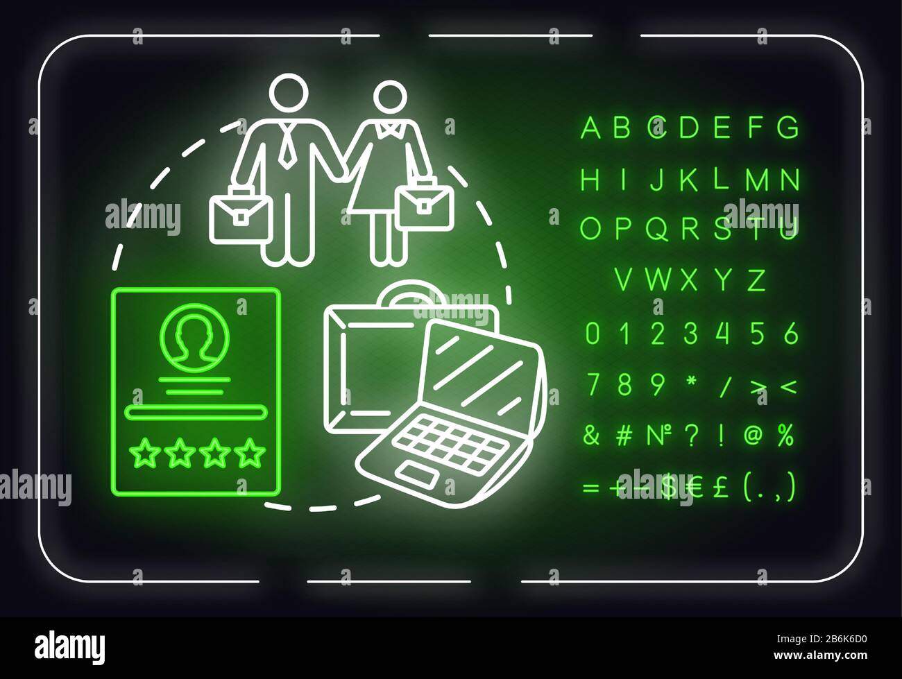 Job fair sign training Stock Vector Images - Alamy