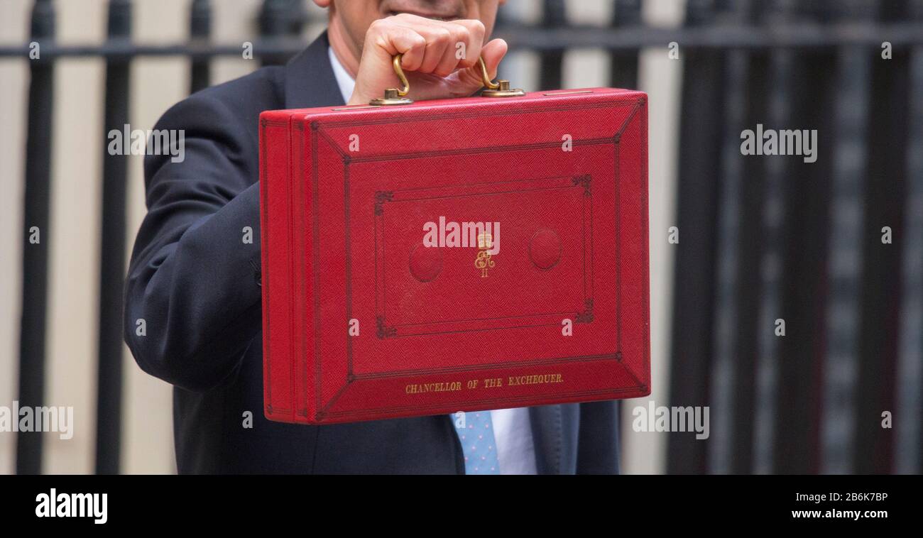 Red case chancellor hi-res stock photography and images - Alamy