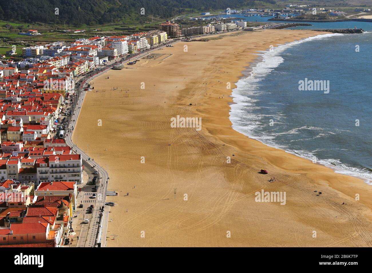 Top view nazare beautiful portuguese hi-res stock photography and ...