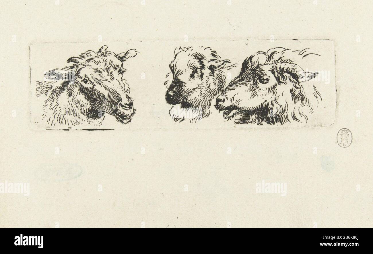 Three goats heads hi-res stock photography and images - Alamy