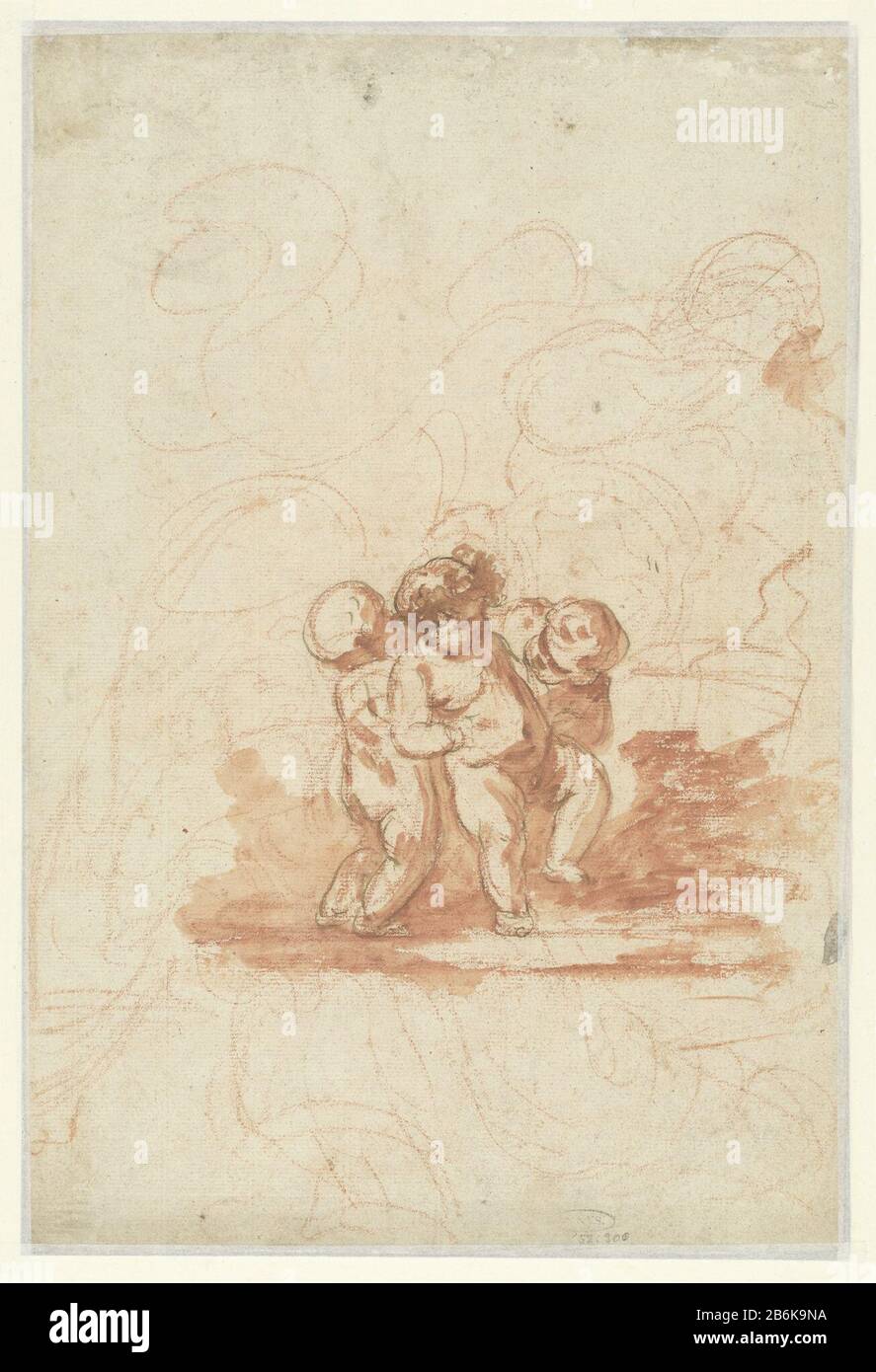 Three putti drawing hi-res stock photography and images - Alamy