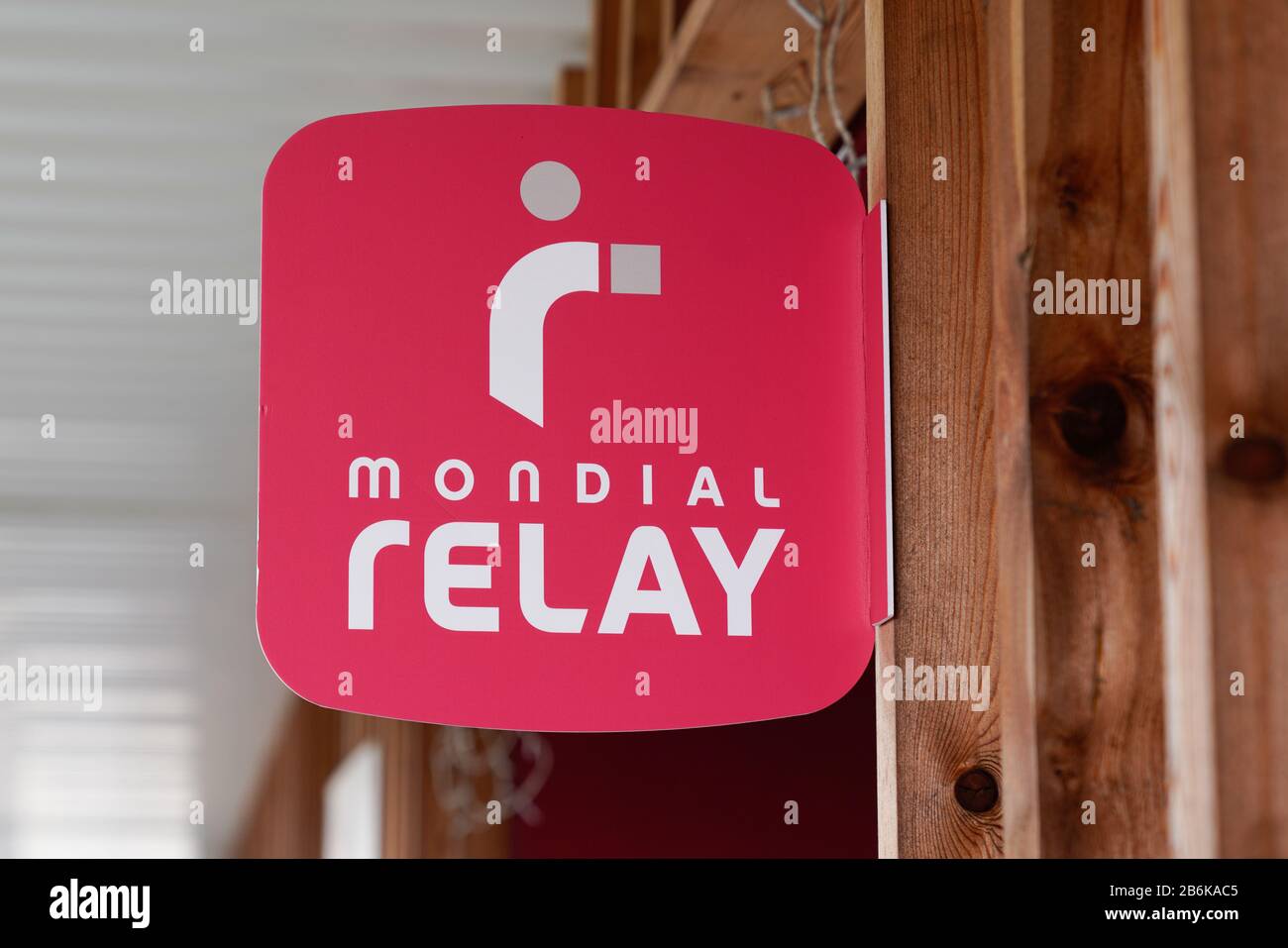 Bordeaux , Aquitaine / France - 10 23 2019 : shop delivery by Mondial ...