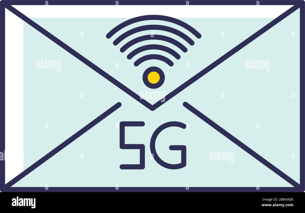 Simple messaging system Cut Out Stock Images & Pictures - Alamy