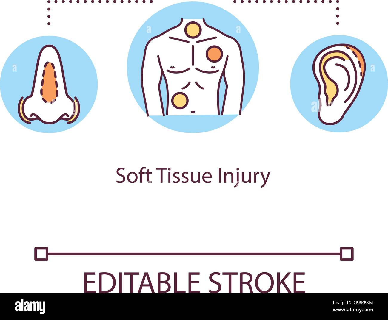 Bruising damage Stock Vector Images - Alamy