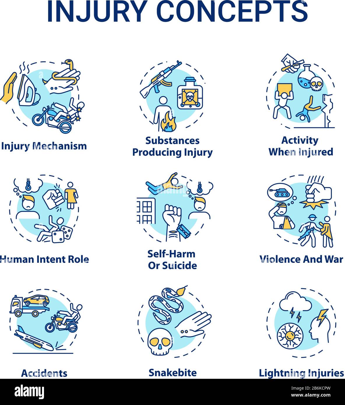 Accidents lightning Stock Vector Images - Alamy