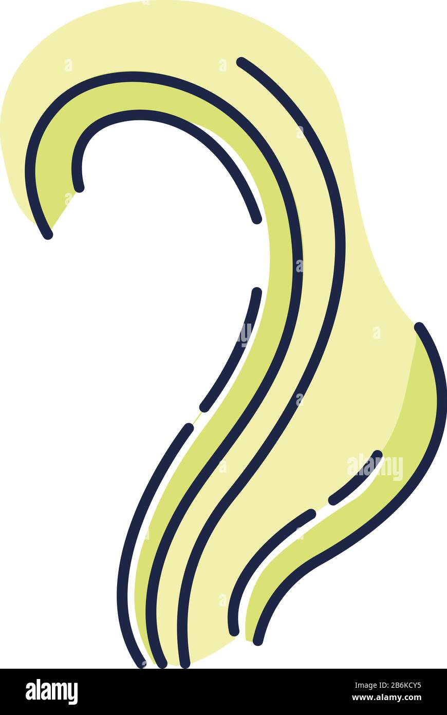 Bad smell green RGB color icon. Perfume scent. Toxic gas, stench ...