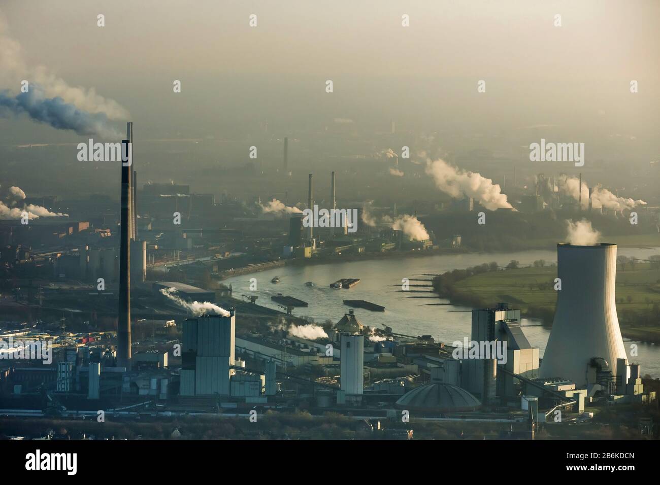 Steag hard coal fired power station walsum hi-res stock photography and ...