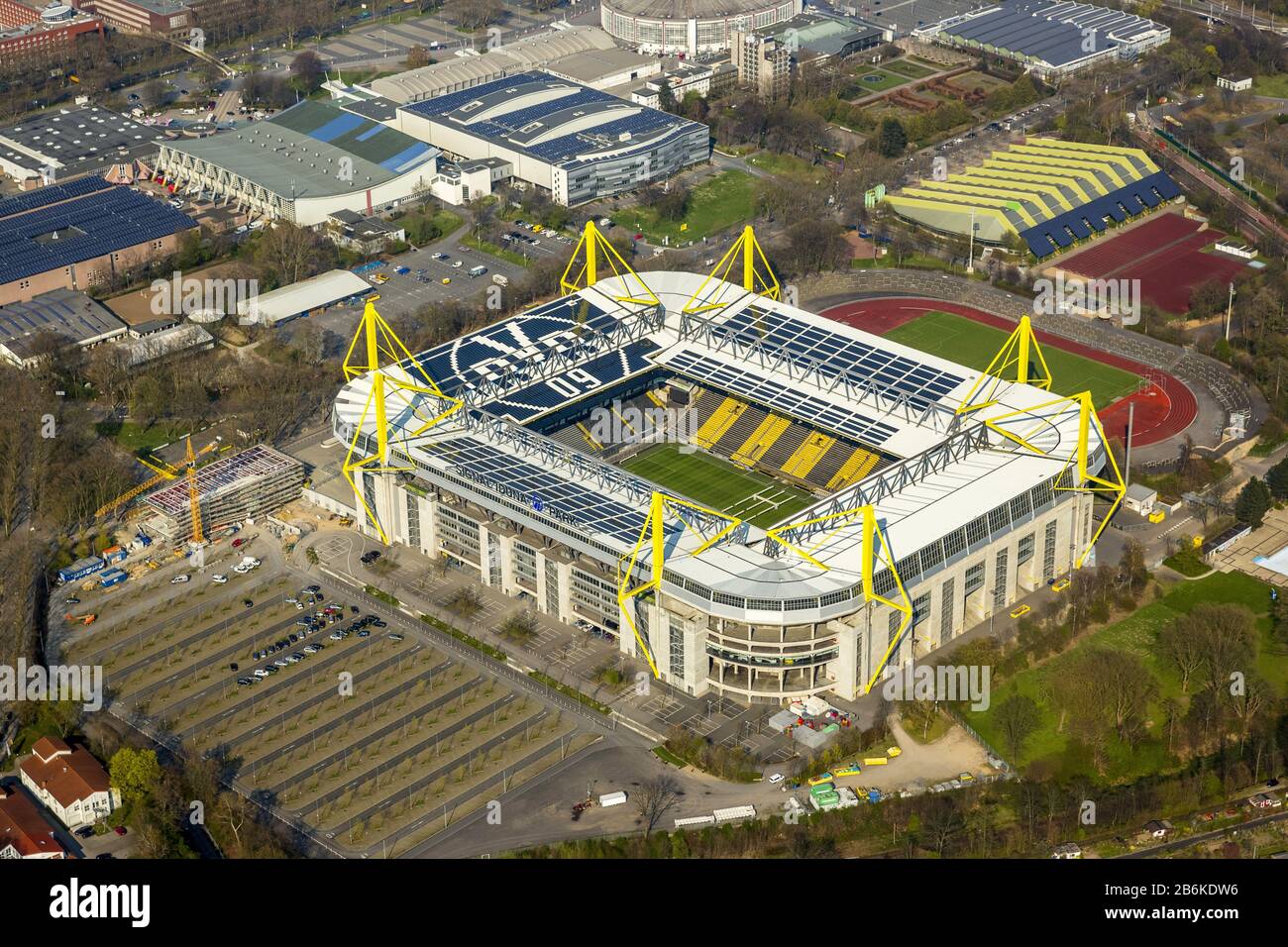 Dortmund stadium aerial hi-res stock photography and images - Alamy
