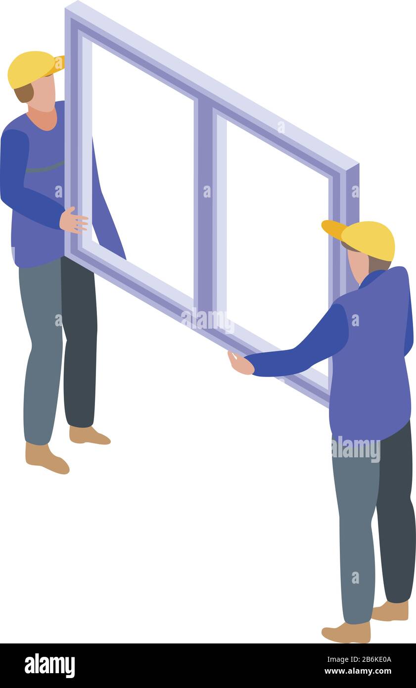 Install window icon, isometric style Stock Vector Image & Art - Alamy