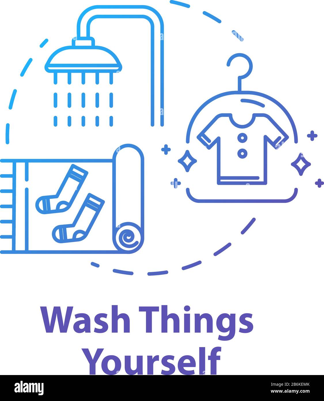 Washing Yourself Clipart