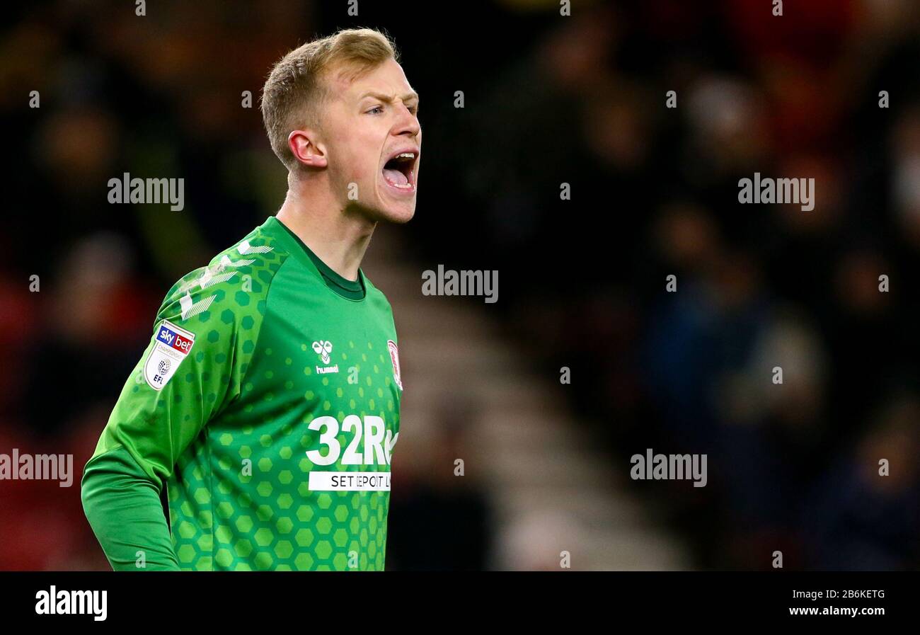Middlesbrough goalkeeper Aynsley Pears Stock Photo - Alamy