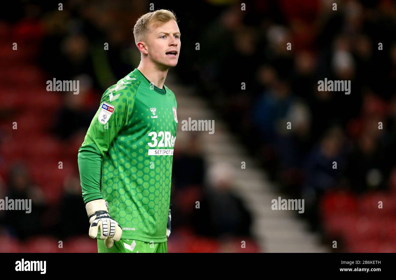 Middlesbrough goalkeeper Aynsley Pears Stock Photo - Alamy
