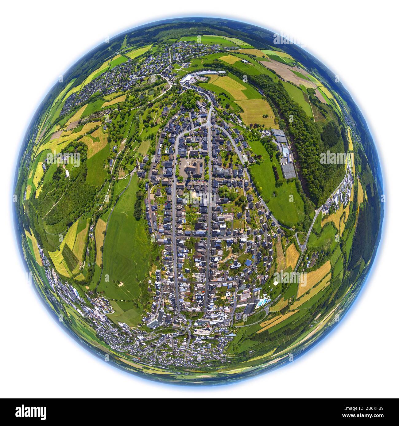 Business centre street Cut Out Stock Images & Pictures - Alamy