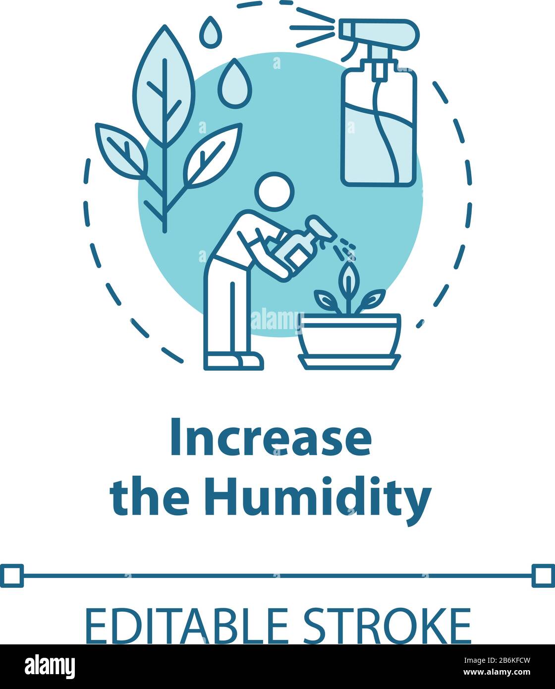 Greenhouse humidity Stock Vector Images - Alamy