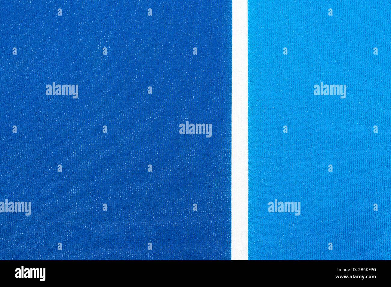 Colorful sports court background. Top view light blue and navy blue ...