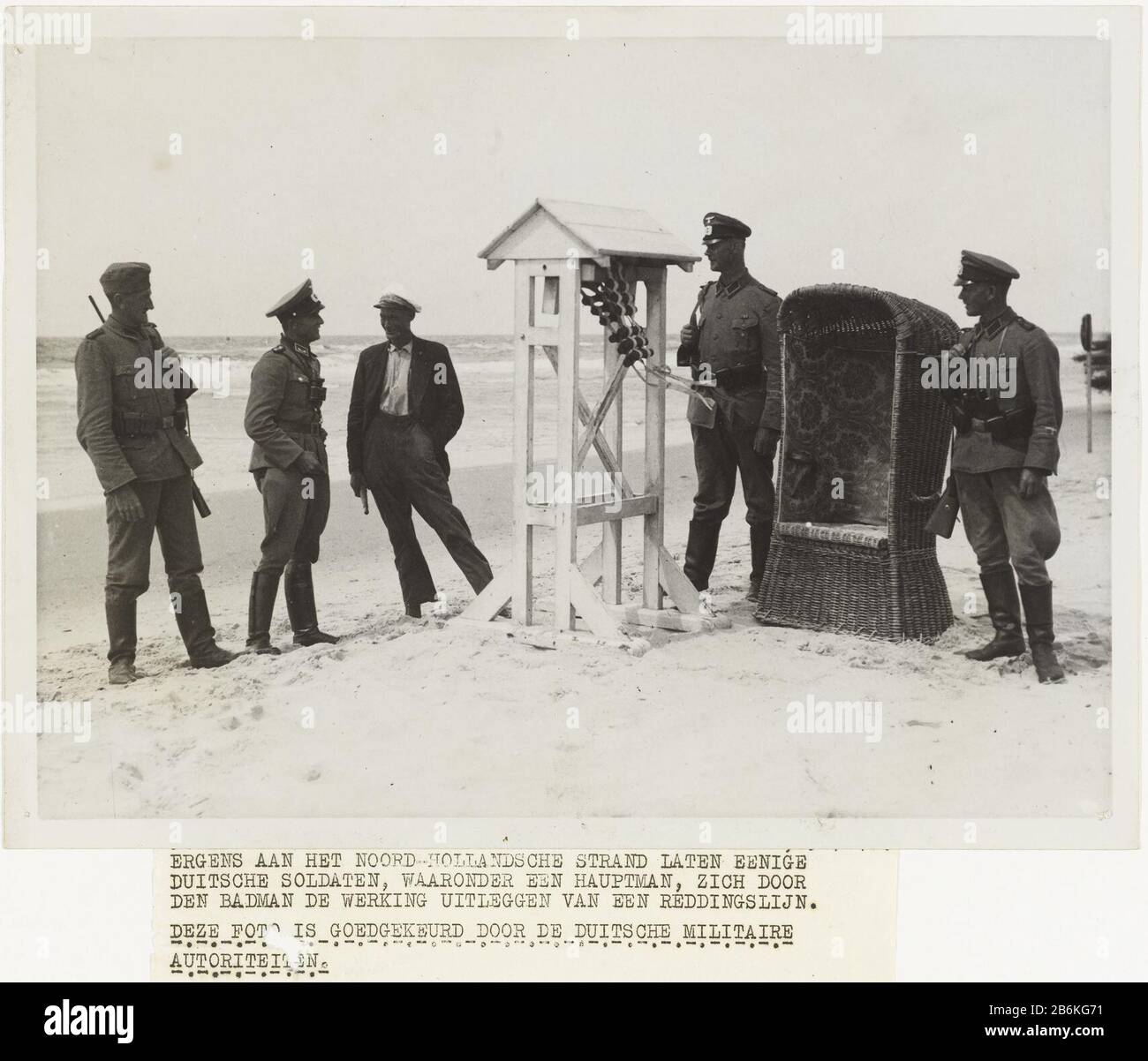 German soldiers at the beach German soldiers get to the beach Lifeguard ...