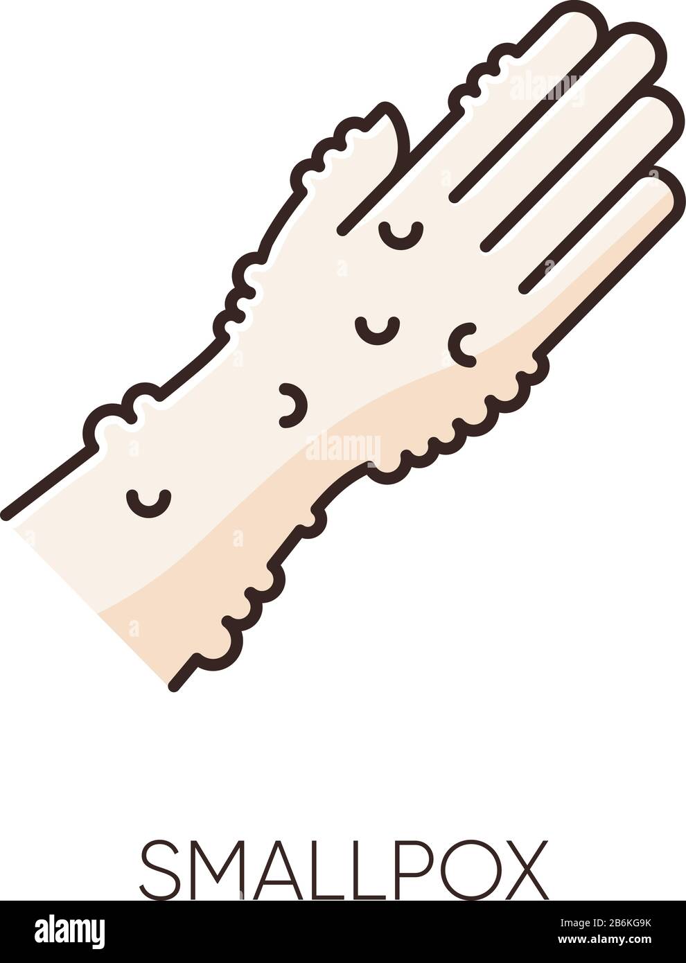 Smallpox variola virus Stock Vector Images - Alamy