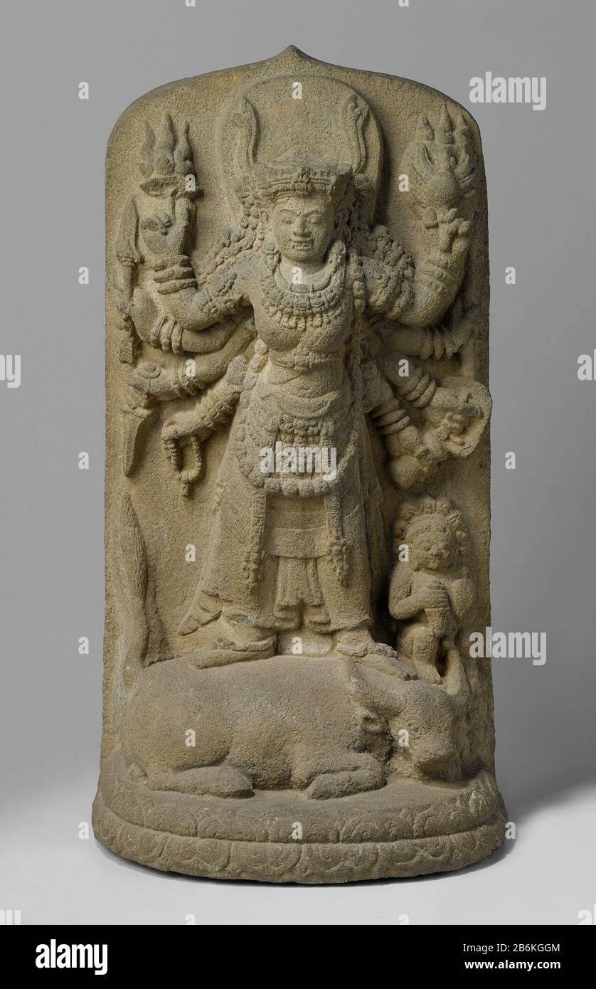 Durga killing the buffalo demon hi-res stock photography and images - Alamy