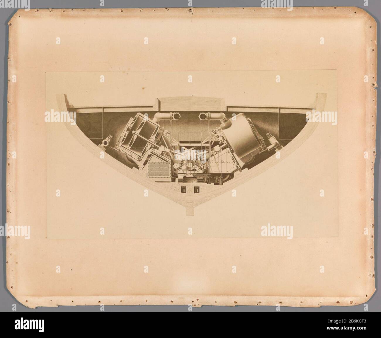 Cross section of a steam engine, NS-MC-1325 Image of a double three ...