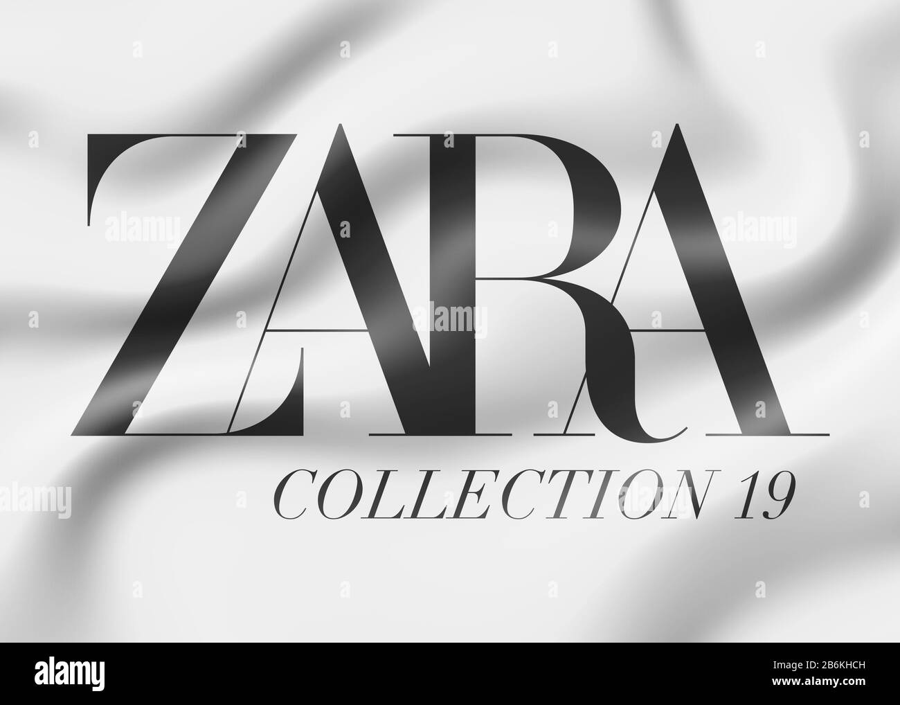 Zara collection logo Black and White Stock Photos & Images - Alamy
