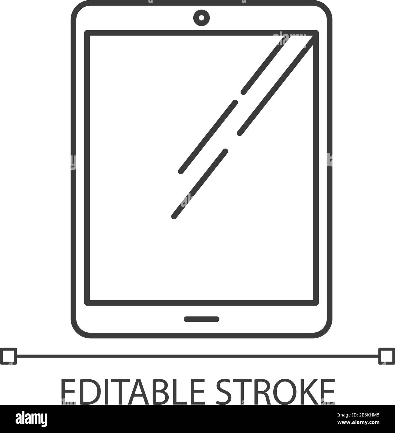 Tablet computer pixel perfect Cut Out Stock Images & Pictures - Alamy