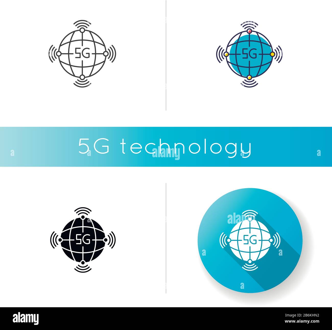 5g worldwide availability icon. Global deployment. Mobile cellular ...