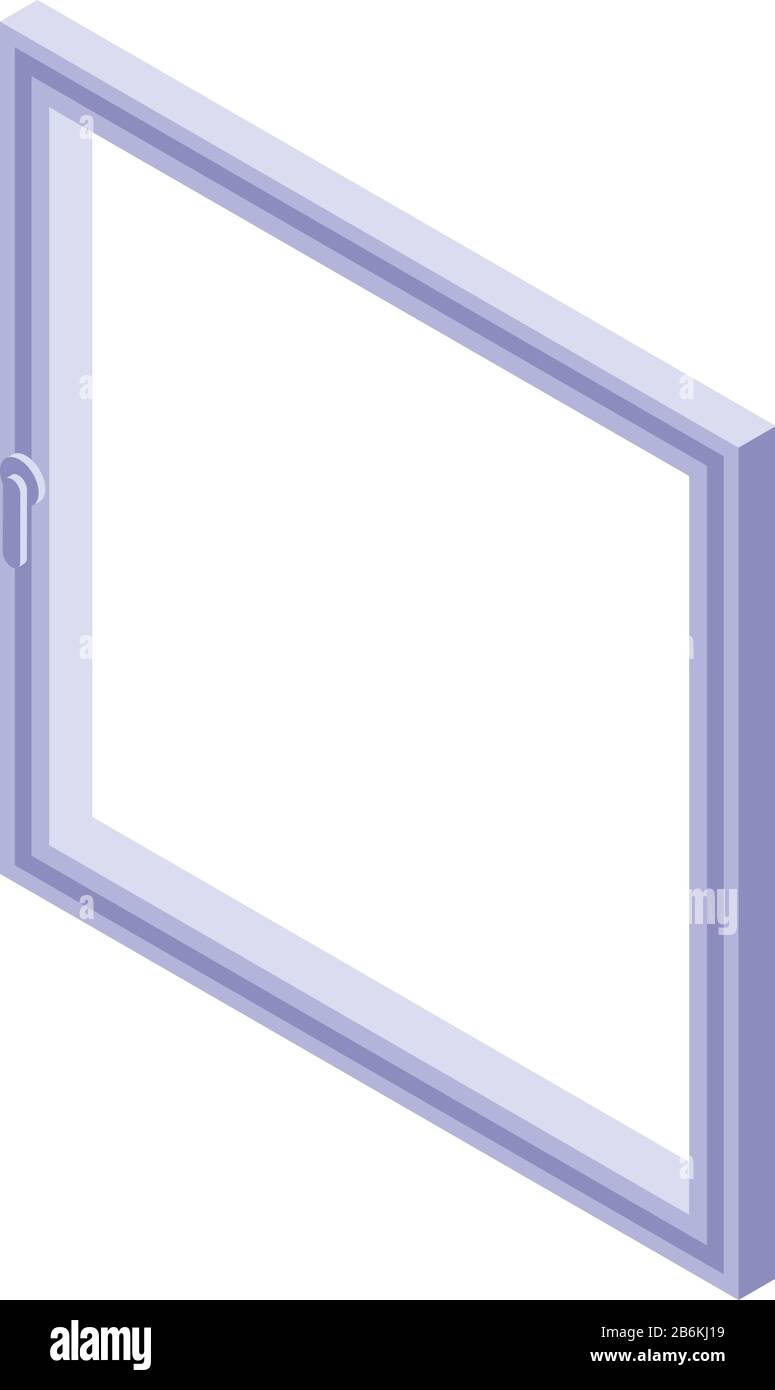 Window square frame icon, isometric style Stock Vector Image & Art - Alamy