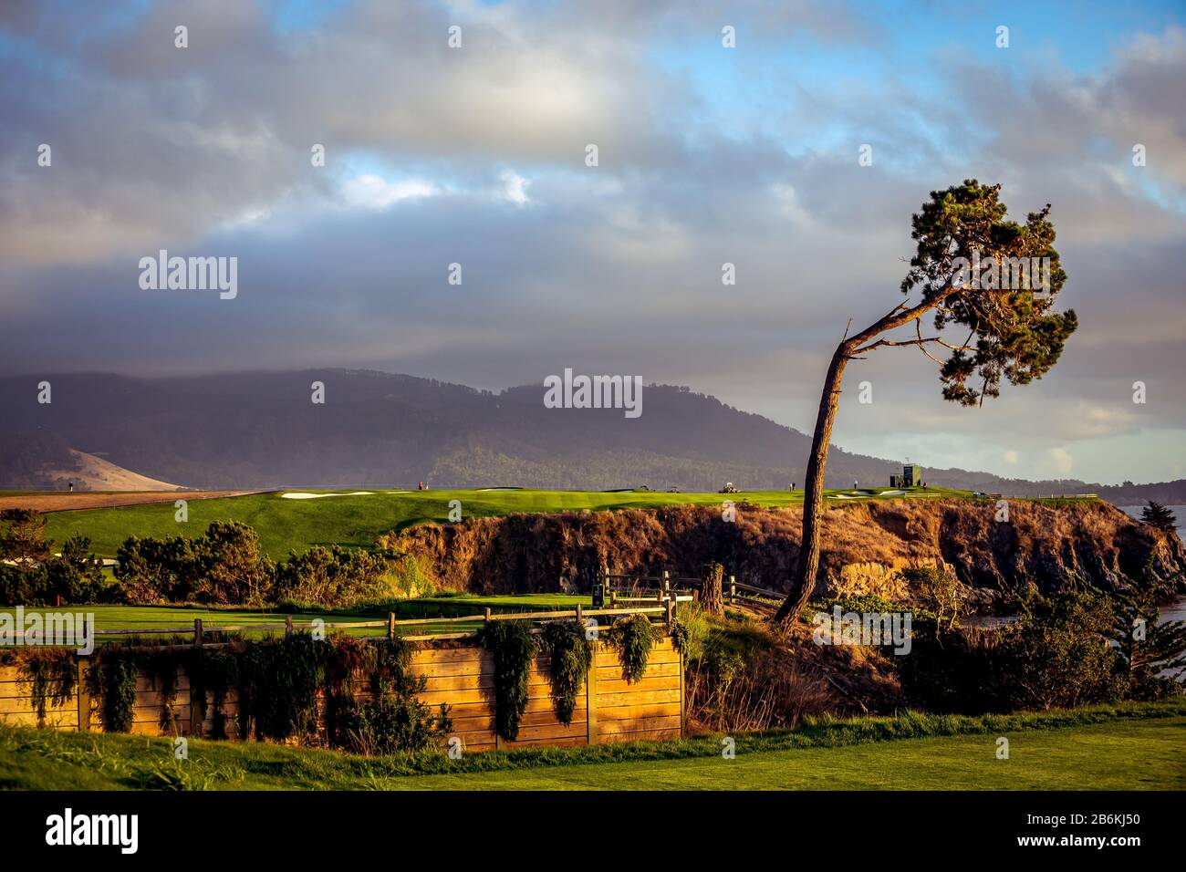 Pebble Beach golf course, Monterey, California, usa Stock Photo - Alamy