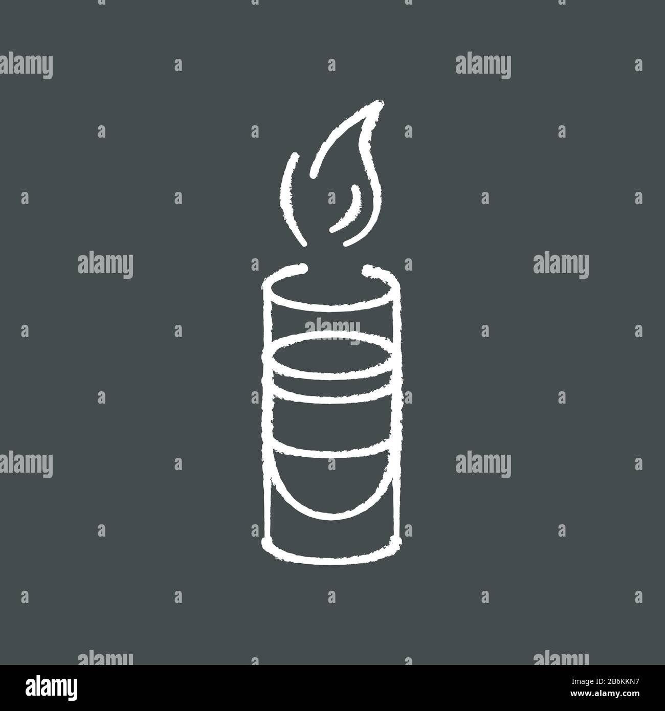 Hot shot chalk white icon on black background. Night club leisure ...