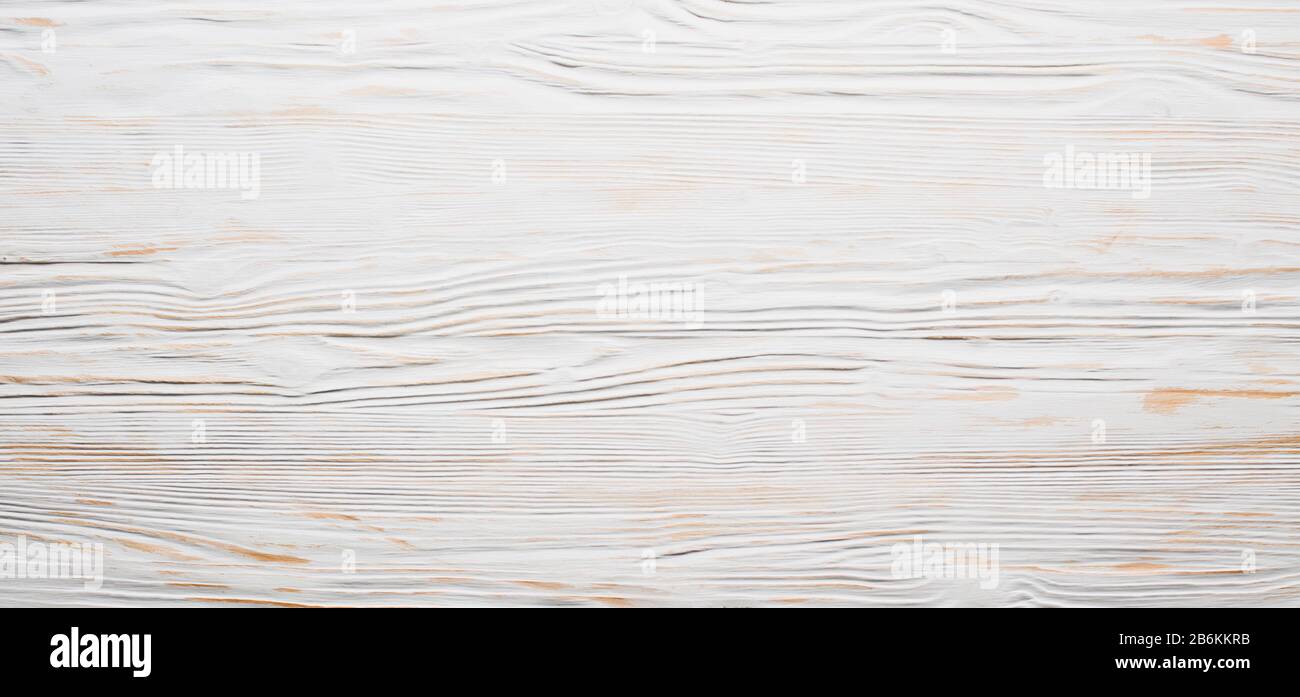 Peeling wooden background in white, copy space, long banner Stock Photo ...