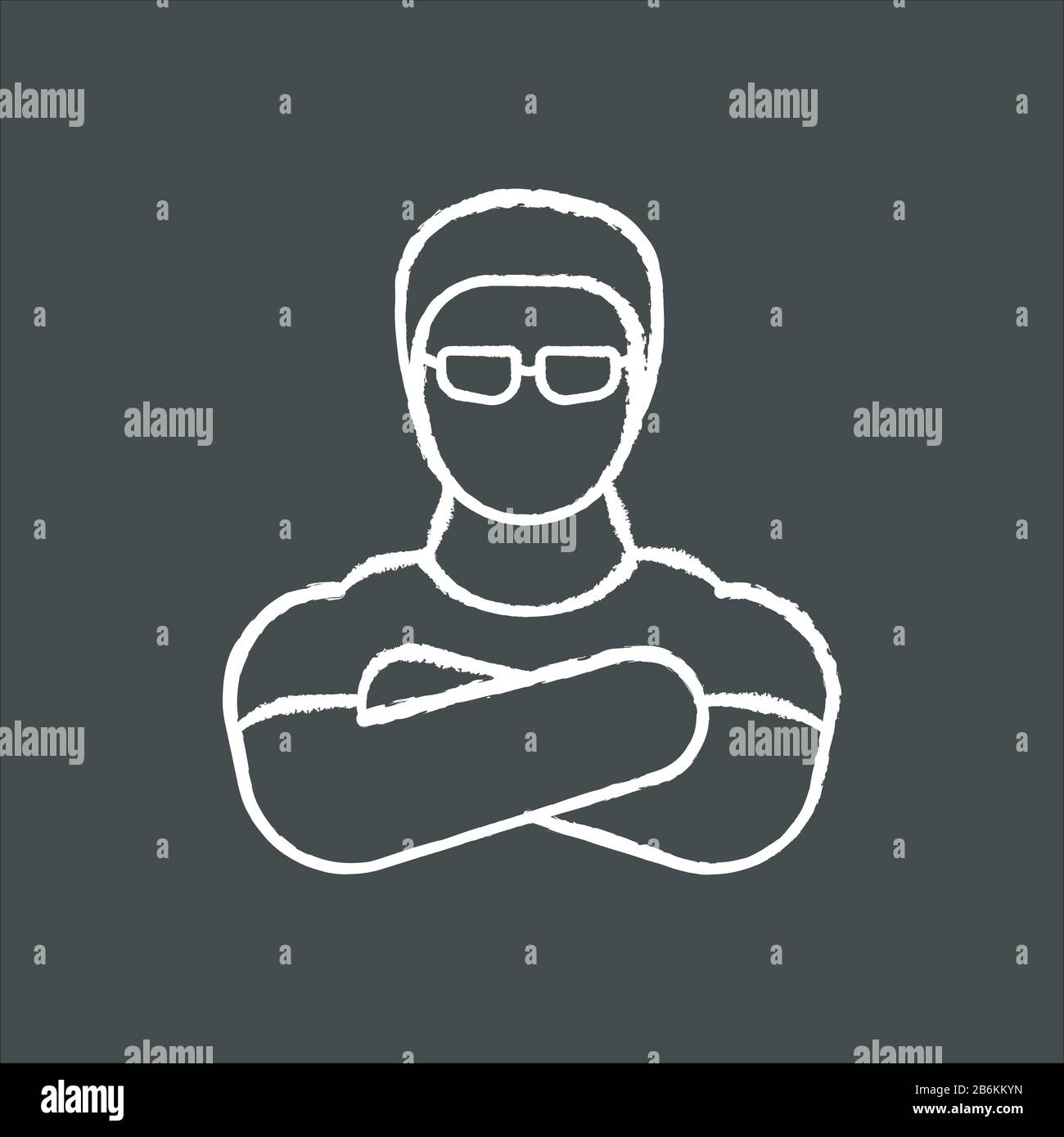 Club bouncer Black and White Stock Photos & Images - Alamy