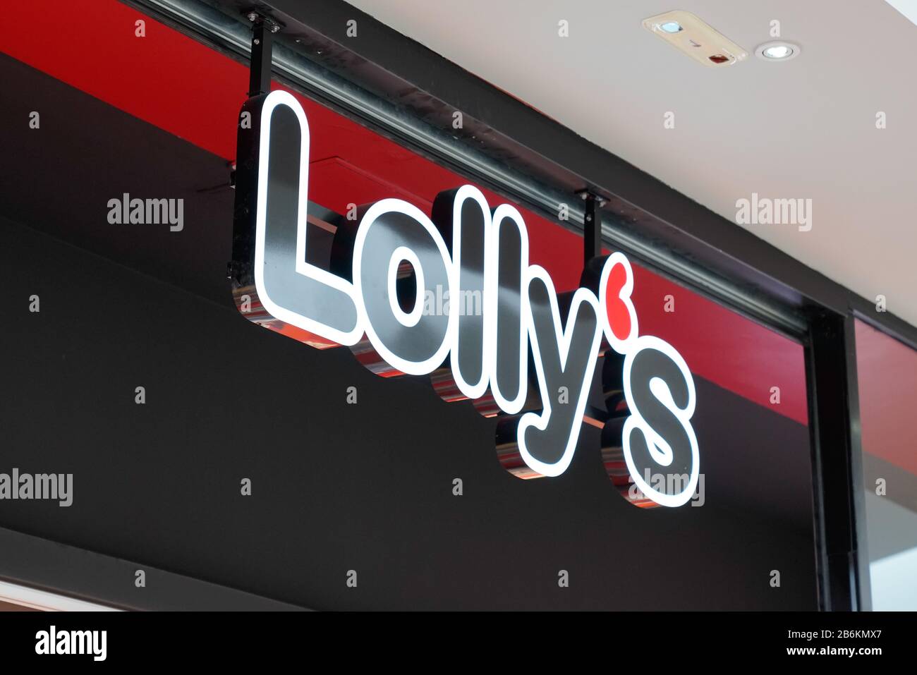 Bordeaux , Aquitaine / France - 09 23 2019 : lolly’s candy bar sign ...
