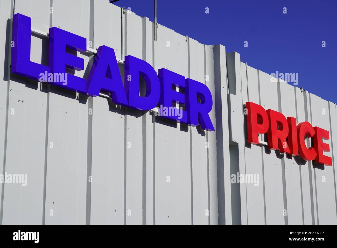 Bordeaux , Aquitaine / France - 11 13 2019 : Leader price logo sign ...